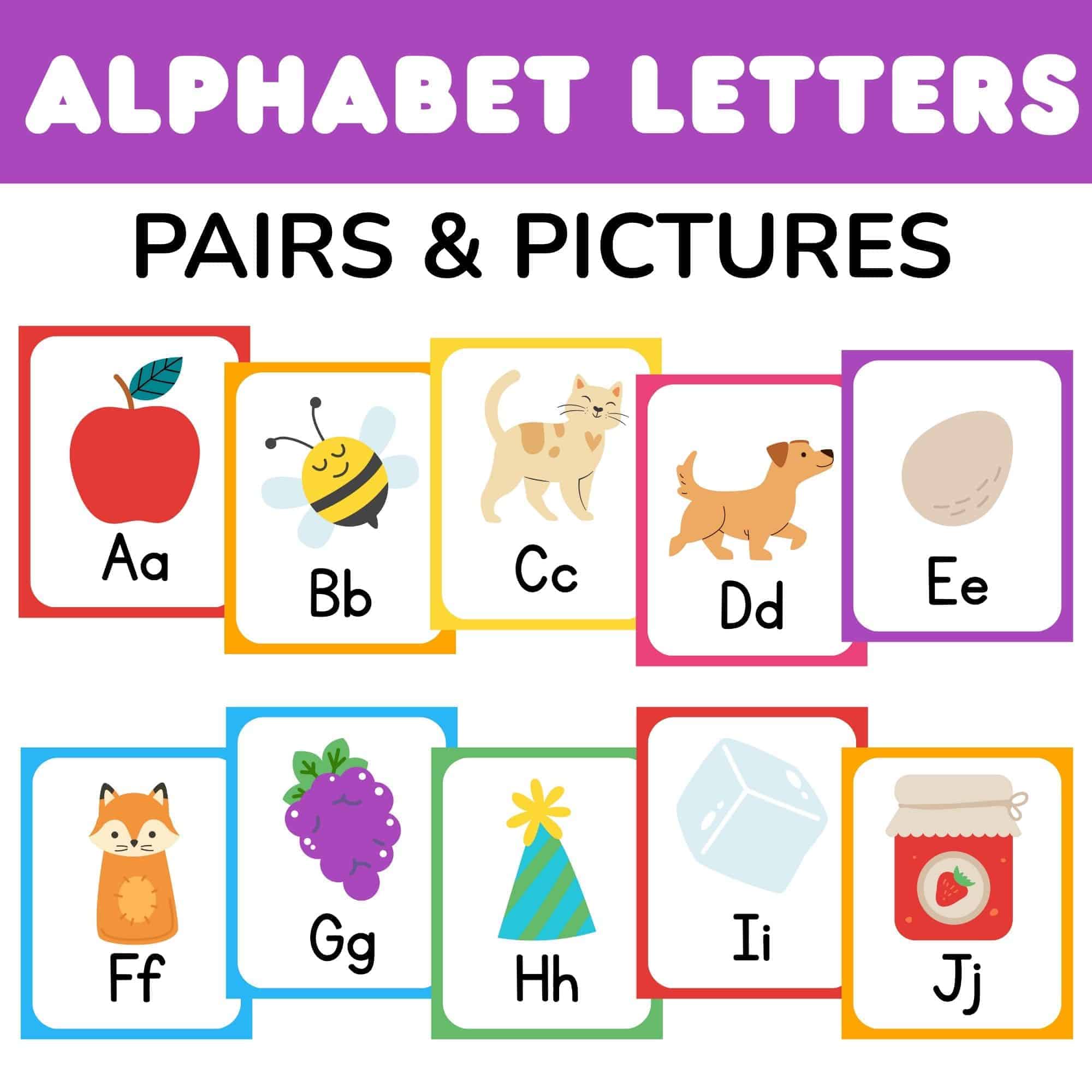 Free Lower Case Alphabet Flashcards to Print and Learn