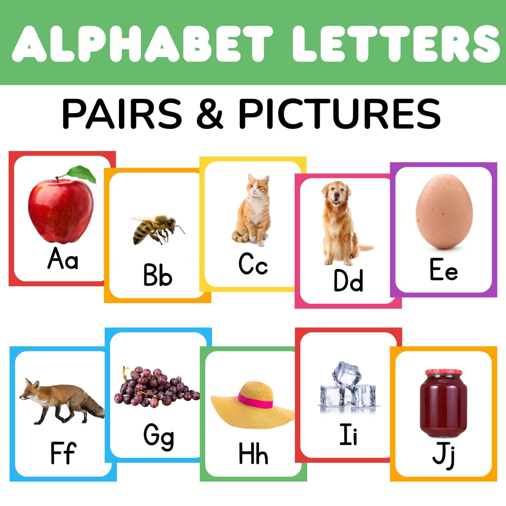 Free Upper Case Alphabet Flashcards with Writing Guide