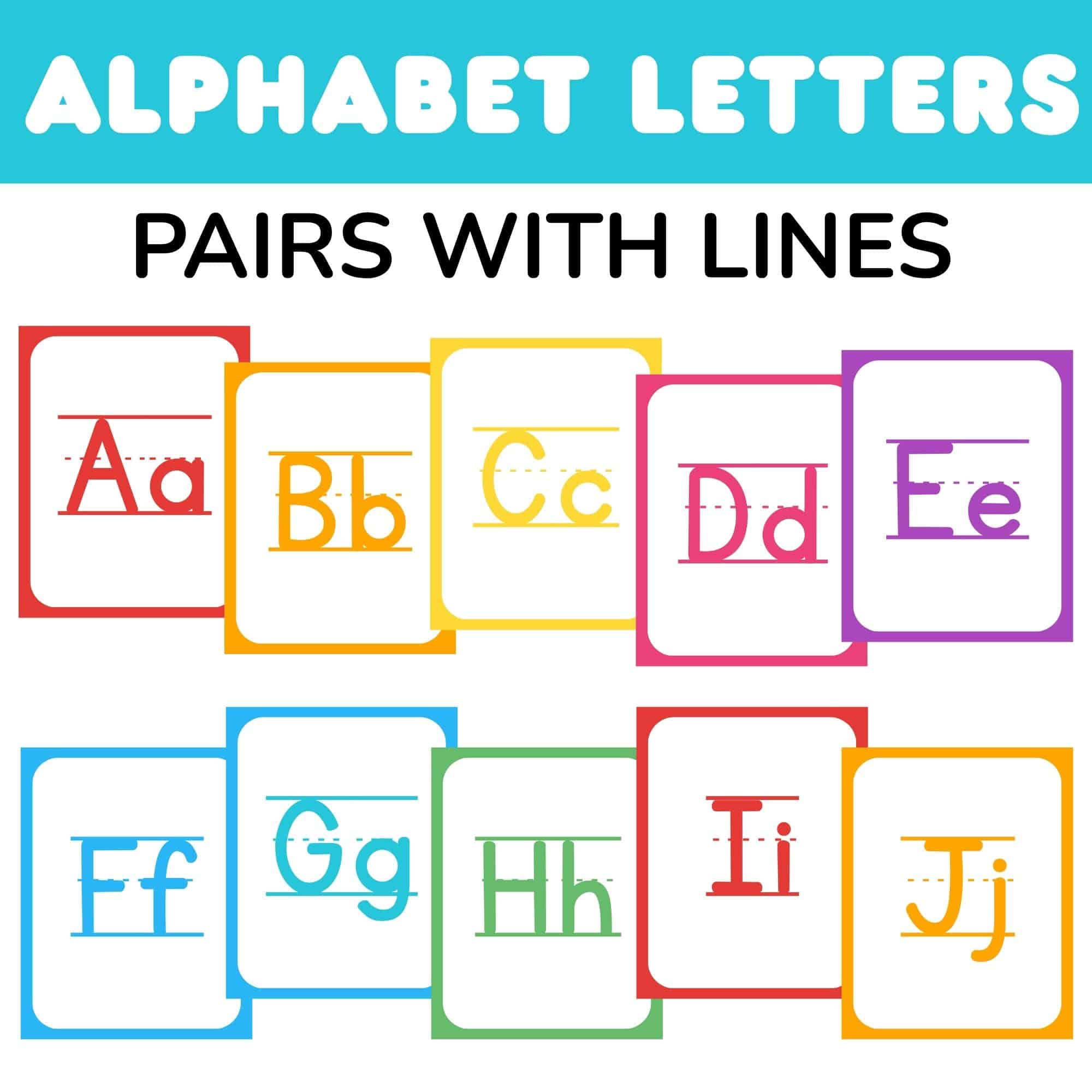 Free Printable Upper Case Alphabet Flashcards