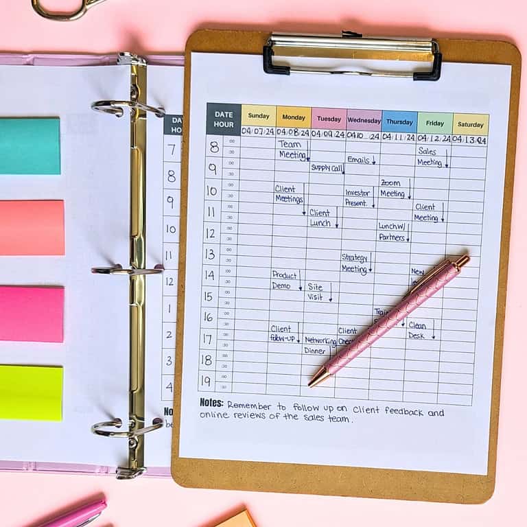 Free Printable Appointment Sheets