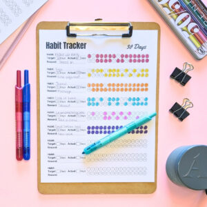FREE 30 Day Habit Tracker Printable PDF