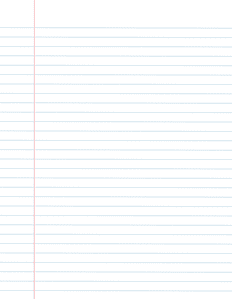 Wide Ruled Lined Paper Free Printable PDF Template