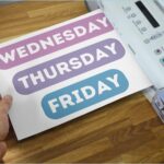 FREE Printable Days of the Week Poster