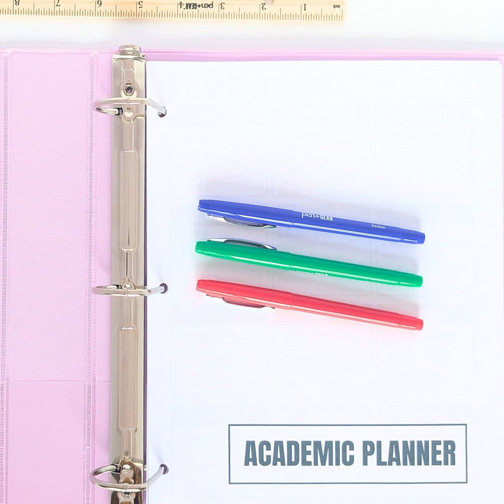 Simple Student Planner Free Printable PDF and Template