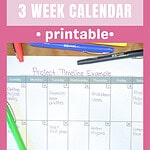Free 3-Week Blank Calendar Printable for Flexible Planning - Printables ...