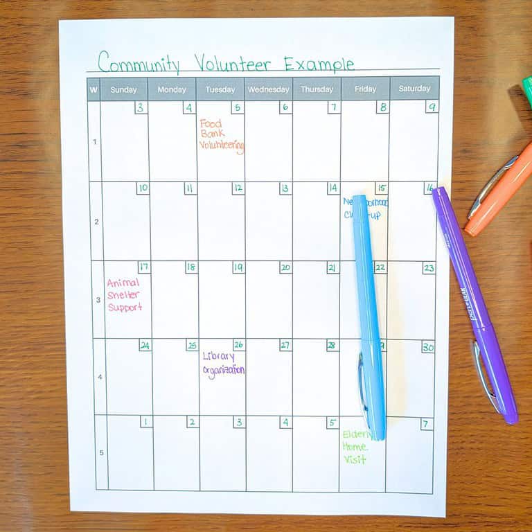 5 Week Calendar Free Printable: PDF and Template
