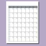 Free 7-Week Calendar Printable PDF