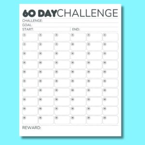 Free 60-Day Challenge Calendar PDF