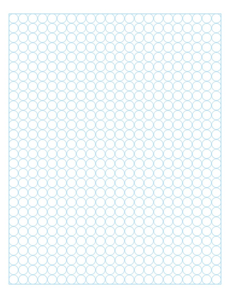 FREE Circle Dot Graph Paper PDF