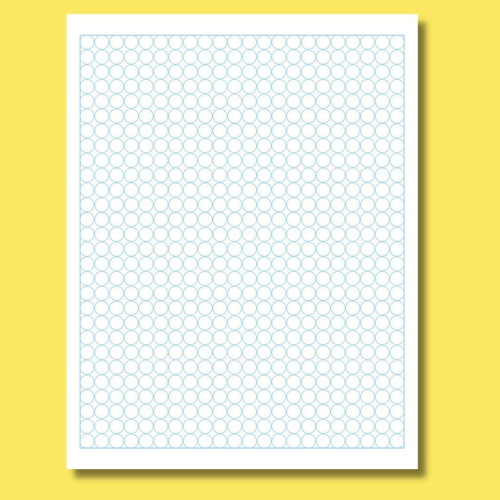 FREE Circle Dot Graph Paper PDF