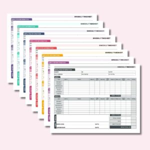 Free Printable Biweekly Timesheet