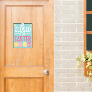 Free Printable Closed for Easter Sign PDF