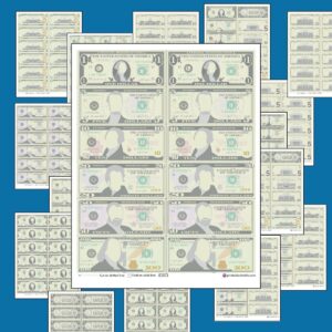FREE Printable Play Money PDF [For Kids & Games]