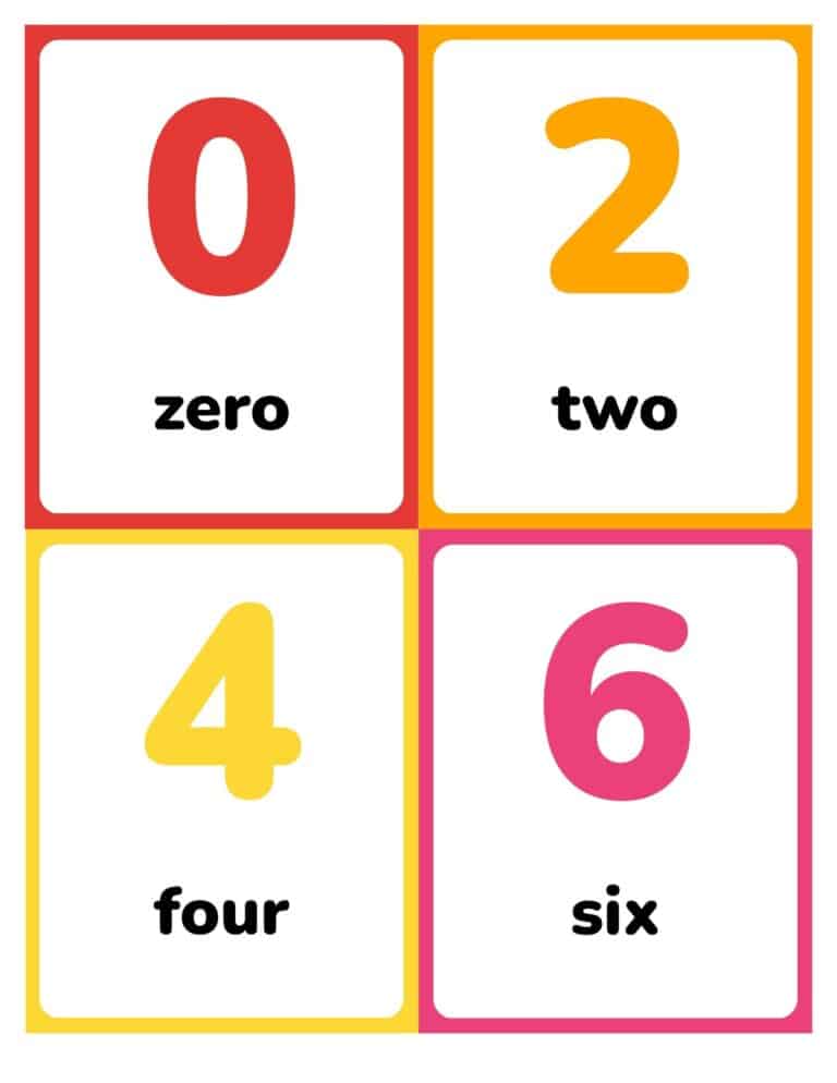 Free Printable Skip Counting Flashcards