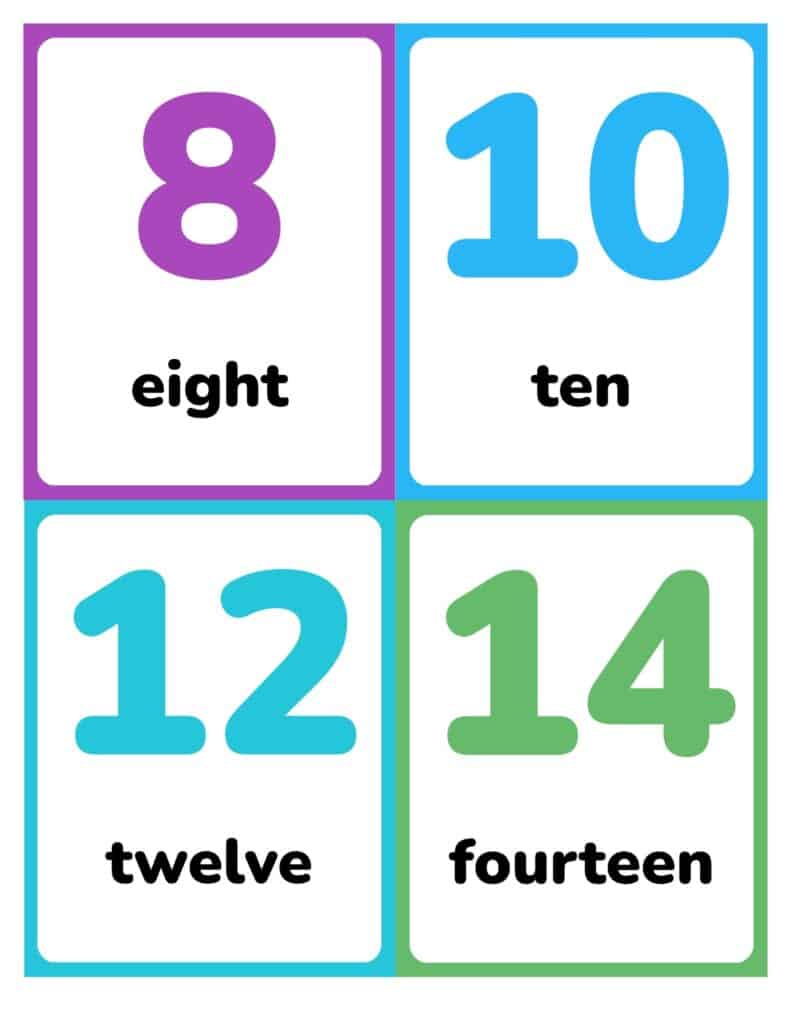 Free Printable Skip Counting Flashcards