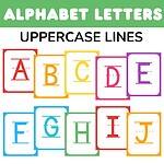 Free Printable Upper Case Alphabet Flashcards
