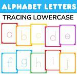 FREE Lower Case Alphabet Flashcards with Realistic Pictures