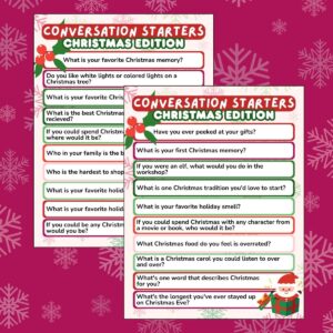 Free Christmas Conversation Starters Printable