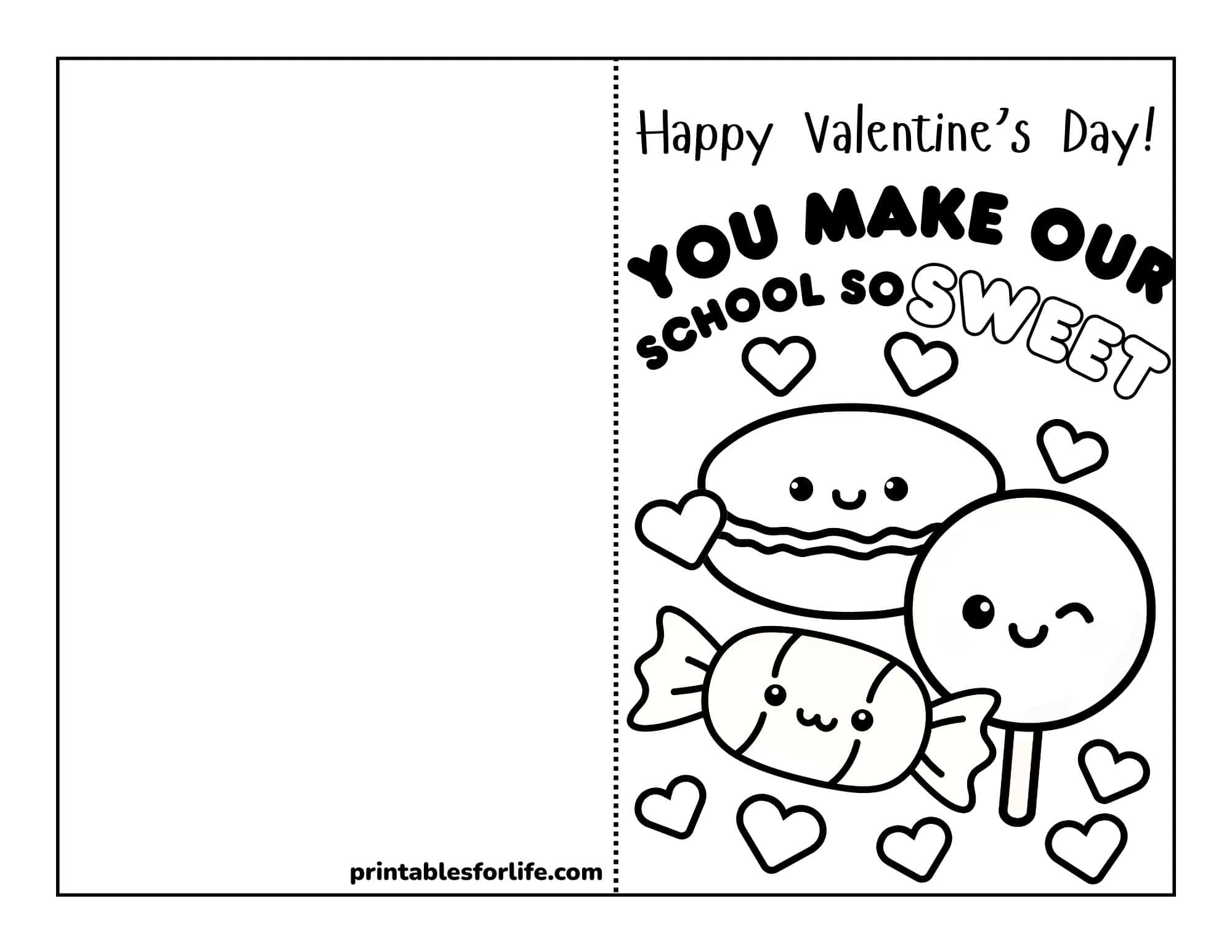 Printable Teacher Valentines for a Sweet Classroom Gift