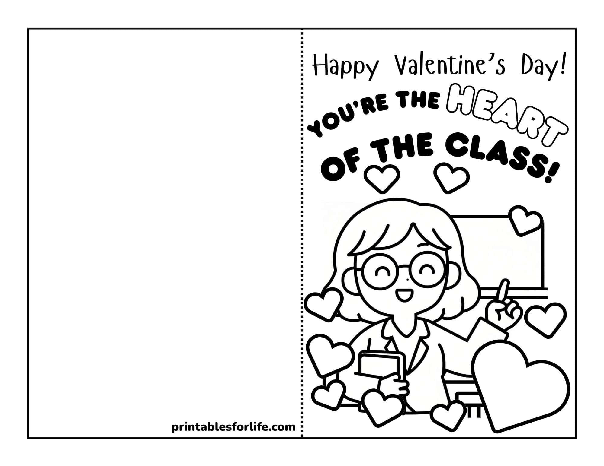 Printable Teacher Valentines for a Sweet Classroom Gift