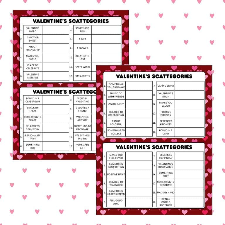 Printable Valentine's Day Dot to Dot Worksheets