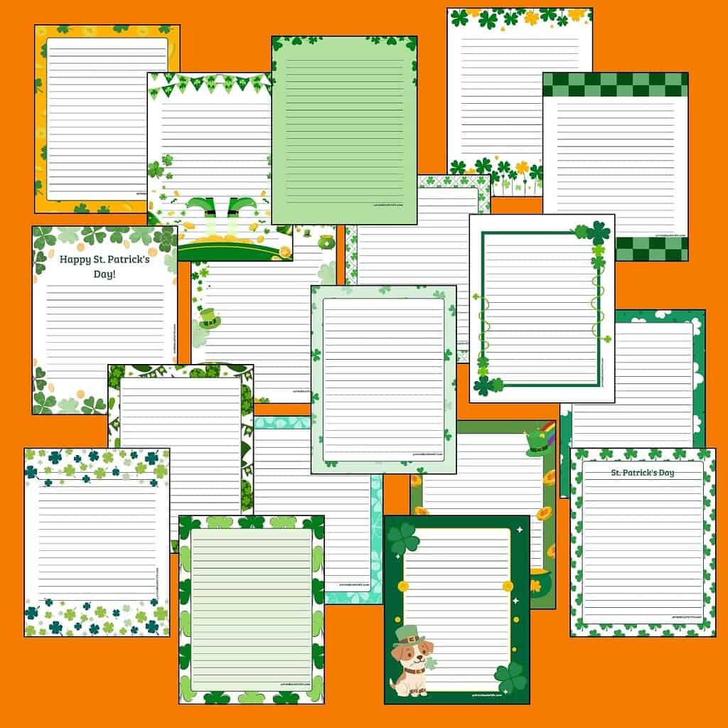 FREE Dotted Lined Paper PDF (Vintage Aesthetic)