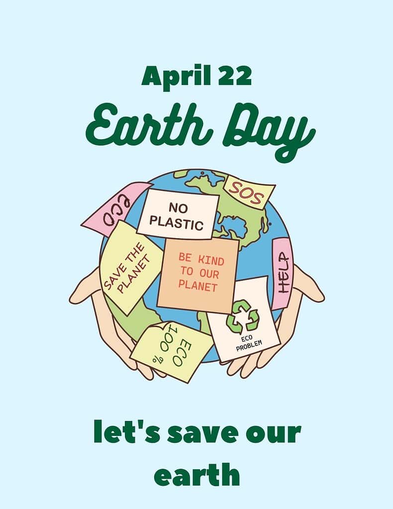 FREE Earth Day Posters: 12 Ready-to-Print Designs