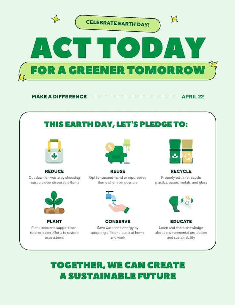 FREE Earth Day Posters: 12 Ready-to-Print Designs