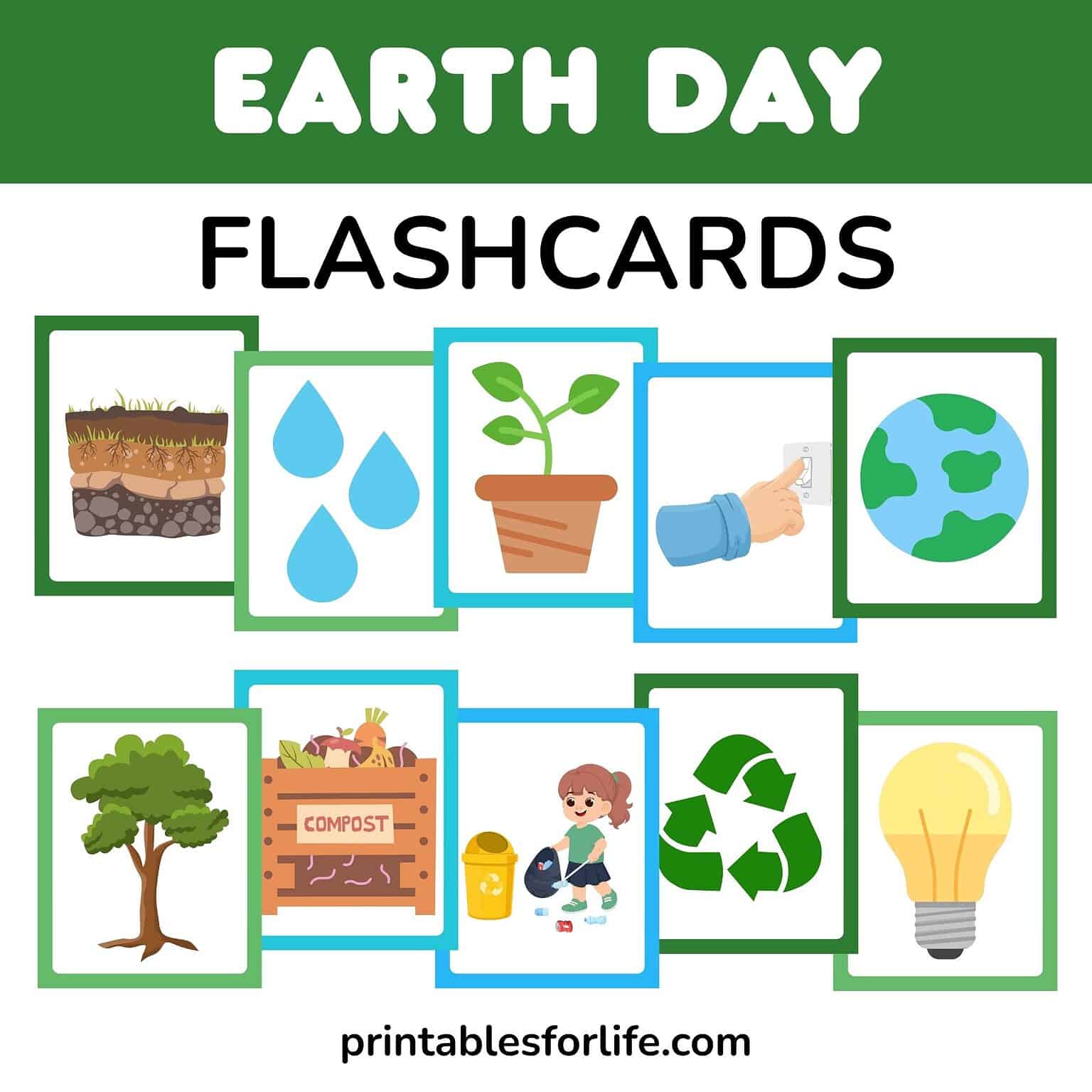 FREE Earth Day Posters: 12 Ready-to-Print Designs