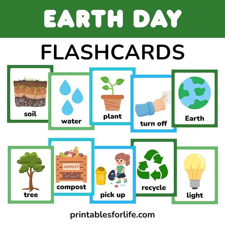 Free Printable Skip Counting Number Flashcards 0-100 by 5's
