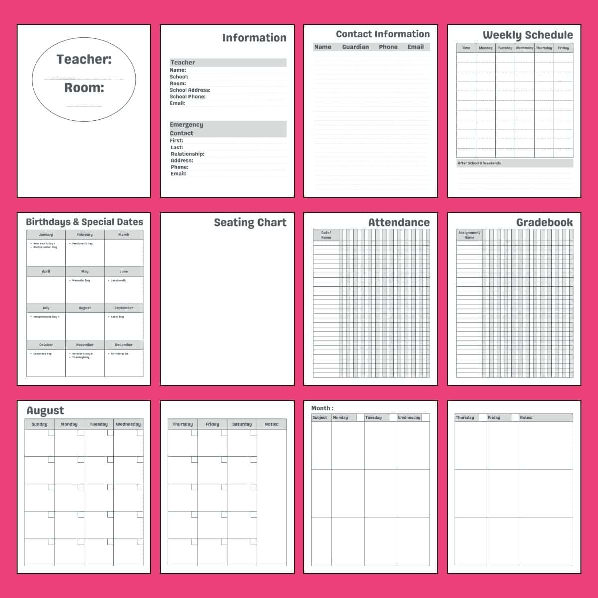 Weekly Family Planner | Free Printable